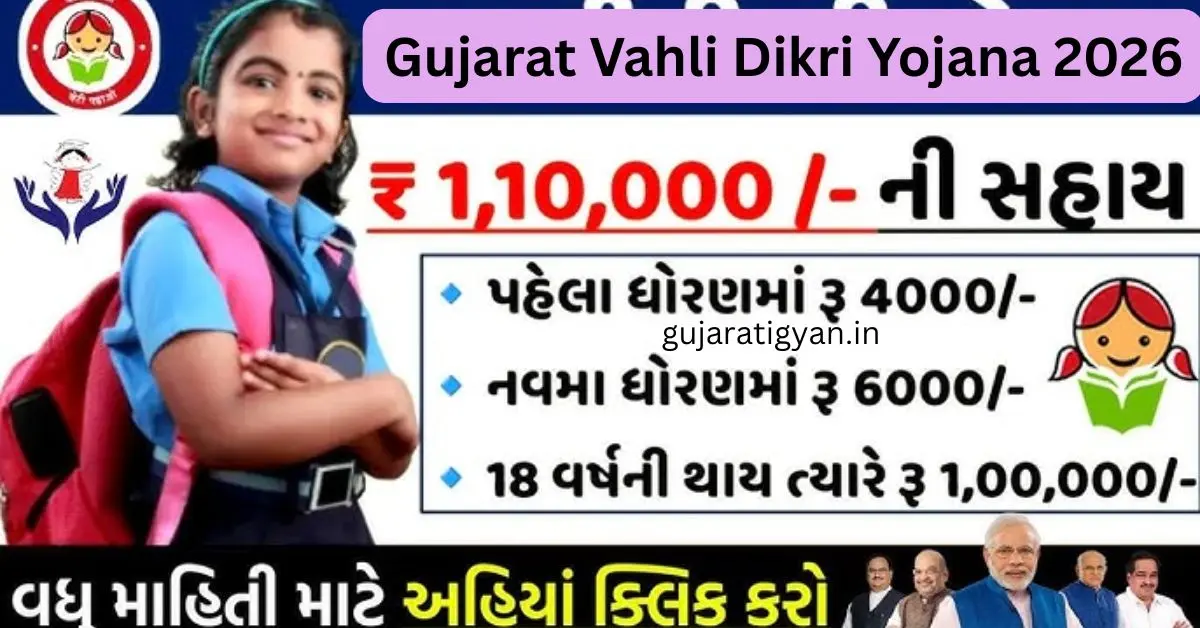 Gujarat Vahli Dikri Yojana 2026 – Complete Guide (Eligibility, Benefits ...